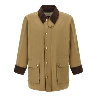 Dunst Gewachste Baumwoll-Jagdjacke - - Jackets - Herren - Beige - M