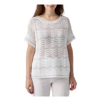 Le Tricot Perugia Damen, Strickwaren, Wei&szlig;, SGr&ouml;&szlig;e