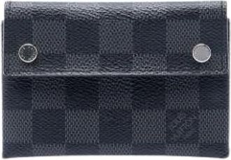 Louis Vuitton Portefeuille Damier Graphite Pre-owned - Femme - Pre-owned - Noir - Taille: ONE Size