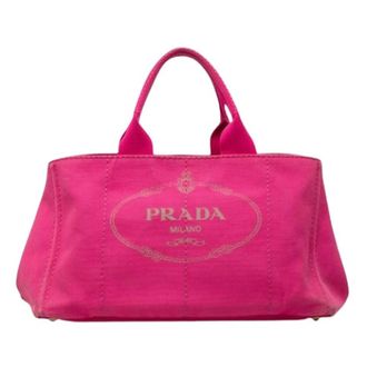 Prada Pre-owned Canvas Satchel - - Pre-owned - Damen - Rosa - ONE SIZE