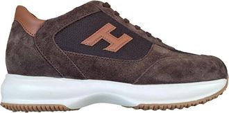 Hogan Homme, Chaussures, Brun, Taille: 43 EU Interactive Allacciato H3D