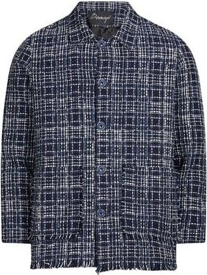 Benjamin Benmoyal Veste droite en tweed en coton