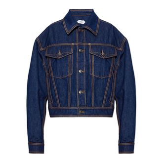 Versace Denimjacke - - Jackets - Damen - Blau - S