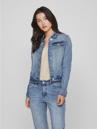 Vila Jeansjacke VISHOW NEW L/S DENIM JACKET - NOOS