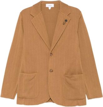 Lardini Homme, Vestes, Brun, Taille: L Blazer &agrave; c&ocirc;tes