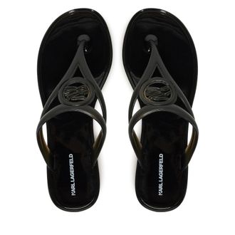 Karl Lagerfeld Zehentrenner KARL LAGERFELD Jelly Thong KL80007A Schwarz