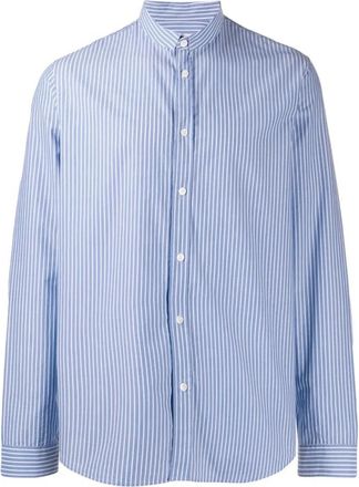Zadig&Voltaire Chemise Saly Raye - Homme - Chemises - Bleu - Taille: 4XL
