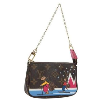 Louis Vuitton Sac Mini en Toile Pre-owned - Femme - Pre-owned - Brun - Taille: ONE Size