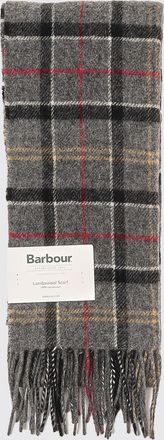 Barbour Schal aus 100% Lammwolle mit klassischem Tartan-Muster und Fransen
