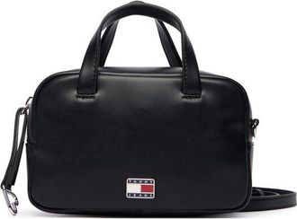 Tommy Jeans Handtasche Tjw City Trunk Crossover AW0AW18084 Schwarz