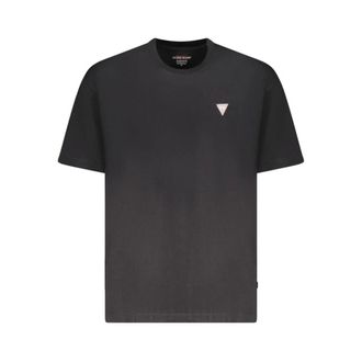Guess Homme, Tops, Noir, Taille: 2XL T-shirt Homme en Coton Noir Trendsetter