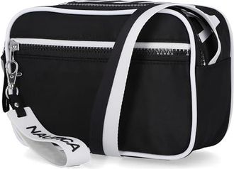 Nautica High Seas Camera Crossbody, Bandoulière Femme, Noir bilatéral