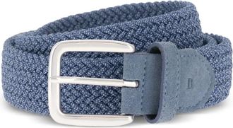Boggi Milano woven suede belt - Blau