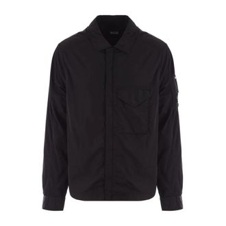 C.P. Company Chrome-R Zipped Overshirt - - Jackets - Herren - Schwarzk - XL