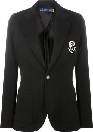 Polo Ralph Lauren Blazer cintr&eacute; en coton m&eacute;lang&eacute;