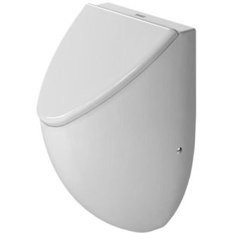 Duravit Urinals - Absaug-Urinal, Zuleitung von hinten, WonderGliss, wei&szlig; 08233500001 - Duravit