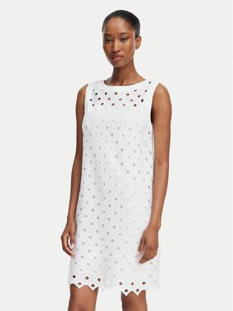 Max Mara Sommerkleid 2616621089650 Wei&szlig; Regular Fit