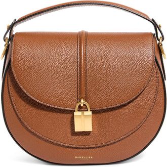 DeMellier Small Leather Siena Saddle Bag