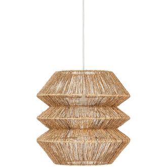 Atmosphera Atmosphera - H&auml;ngelampe liza mit einem Lampenschirm aus Juteflechtwerk, &oslash; 38 cm