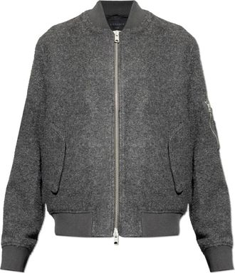 AllSaints Homme, Vestes, Gris, Taille: L Saku Bomber Jacket