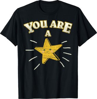 Trendy Apparel Trendy You Are A Star Smiling Star Sketch T-Shirt