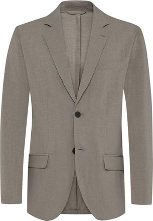 Emporio Armani Einreiher-Sakko in Seersucker-Qualit&auml;t mit Reverskragen in