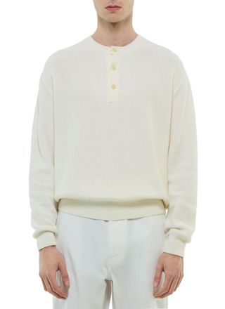 Fursac Pull col tunisien en coton et cachemire - Taille XL - Homme