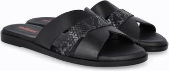 Lince Lince Sandales Raquette Comodo | Semelle en caoutchouc | Semelle en gel | V07917 | Fabriquées en Espagne, Noir, 37 EU