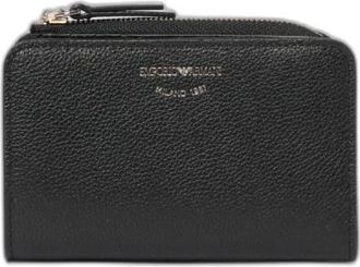 Emporio Armani Grained Leather Billfold Wallet - - Accessories - unisex - Schwarzk - ONE SIZE