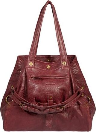 Jerome Dreyfuss Sac &eacute;paule craquel&eacute; en cuir