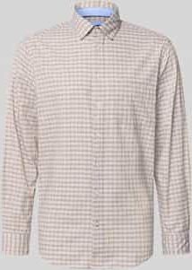 Christian Berg Regular Fit Freizeithemd mit Button-Down-Kragen