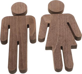 Cabilock Toilettentürschilder Für Badezimmer Heimdekoration Waschraumtürschild Badezimmerschild Wanddekor Toilettenschild Für Zuhause Und Gewerbe