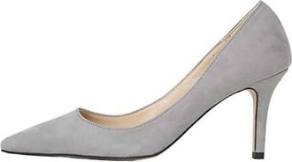 Generic Escarpins à talons hauts à bout fermé pour femme Escarpins à bout pointu pour mariage, bal, travail, demoiselle dhonneur, invité, tendance, confortabl