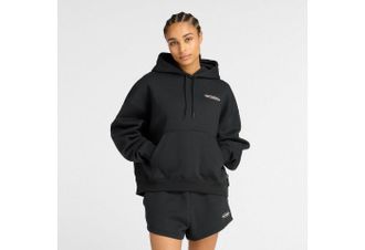 New Balance Kapuzensweatshirt Reimagined Fleece Oversized Hoodie