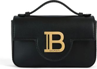 Balmain Femme, Sacs, Noir, Taille: ONE Size B-Buzz Mini Sac en Cuir Lisse