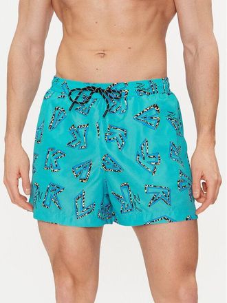 Karl Lagerfeld Strandshorts 241M2212 Blau Regular Fit
