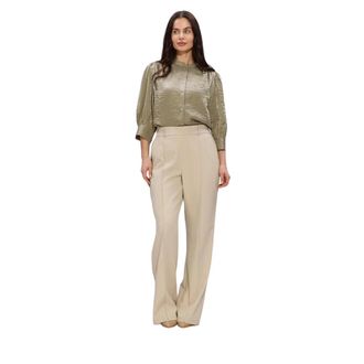 Nukus Lilly Bluse Shiny - - Blouses & Shirts - Damen - Gr&uuml;n - L