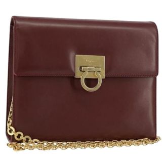 Ferragamo Pre-owned Leder Schultertasche - - Pre-owned - Damen - Rot - ONE SIZE