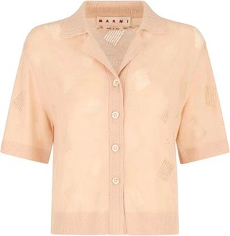 Marni Femme, Pulls, Beige, Taille: 38 FR Cardigan