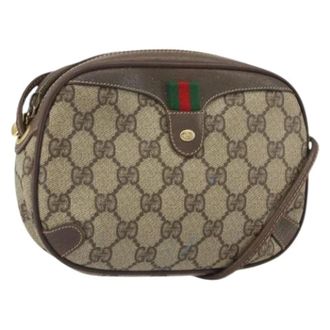 Gucci Sac bandouli&egrave;re en plastique Pre-owned - Femme - Pre-owned - Beige - Taille: ONE Size