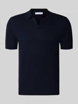 Manuel Ritz Regular Fit Poloshirt mit V-Ausschnitt