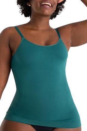 Shapermint Haut pour femme - Camisole gainante &agrave; encolure d&eacute;gag&eacute;e pour femme, v&ecirc;tement galbant, contr&ocirc;le du ventre, caraco pour femme, for&ecirc;t, 3X-Large