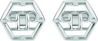 Philipp Plein Manschettenkn&ouml;pfe - Cufflinks Plein Icon - Gr. unisize - in Silber - f&uuml;r Damen