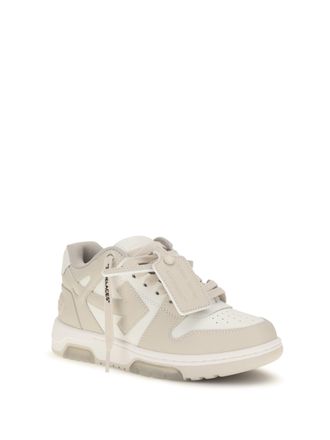 Off-white Womens Out Of Office Sneakers White Beige
