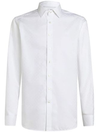 Etro Hemd aus Jacquard - Weiß