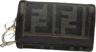 Fendi Porte-cl&eacute;s vintage pr&eacute;-poss&eacute;d&eacute; - Femme - Pre-owned - Brun - Taille: ONE Size