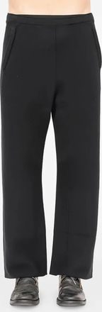 Label Under Construction Hose mit Rei&szlig;verschlusstaschen - Schwarz