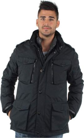 Schott NYC Schott (Brand National) Herren Parka Field, Noir (Noir), Taille XXL