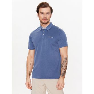 Columbia Poloshirt Nelson Point 1772721 Blau Regular Fit