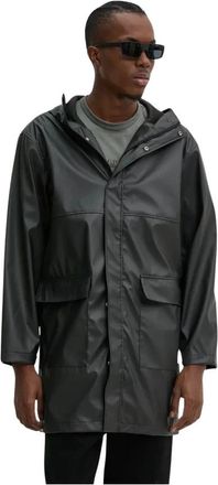 Herschel Long Classic Rain Jacket - Homme - Vestes - Noir - Taille: L